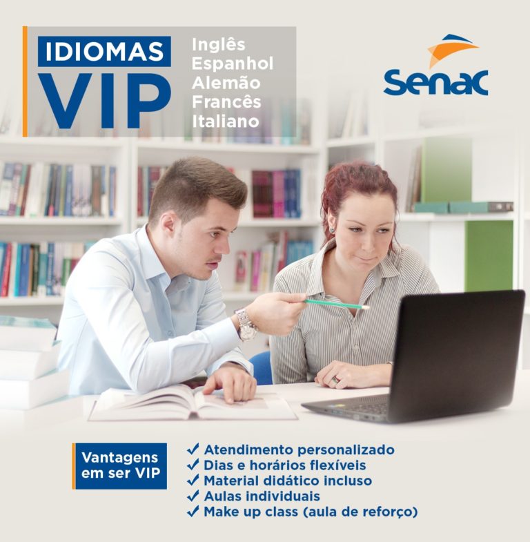 Senac Piauí oferece a você idiomas na Modalidade Vip - Blog Senac-PI
